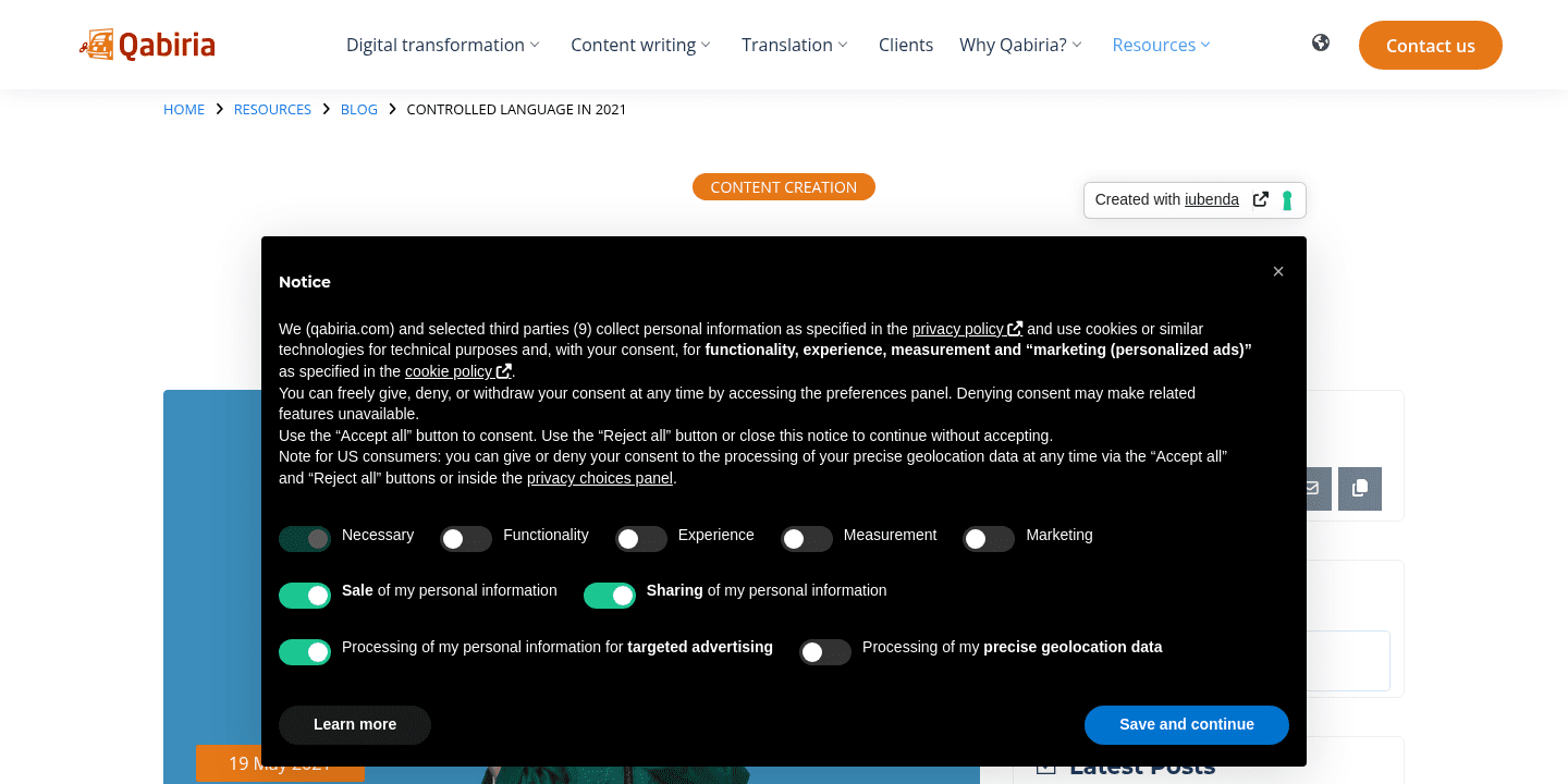 Controlled language in 2021 | Digital transformation. Made simple.