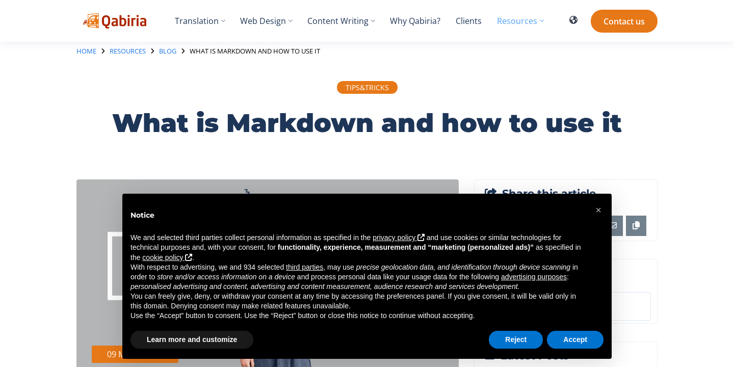 What is Markdown and how to use it | Language and technology consulting ...